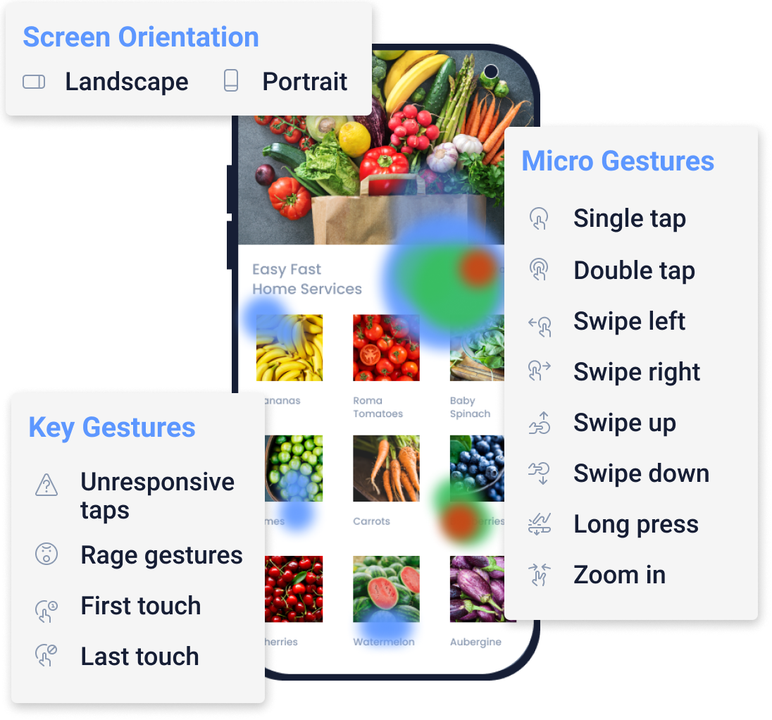 Mobile App Heatmap Analytics | 360 App Analytics | UXCam Mobile App Heatmap Analytics | 360 App Analytics | UXCam